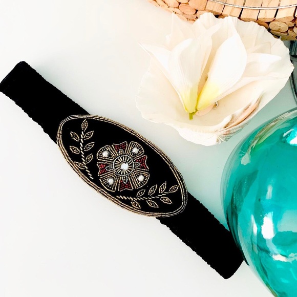 American Vintage | Accessories | Vintage Milor Black Beaded And Pearl ...
